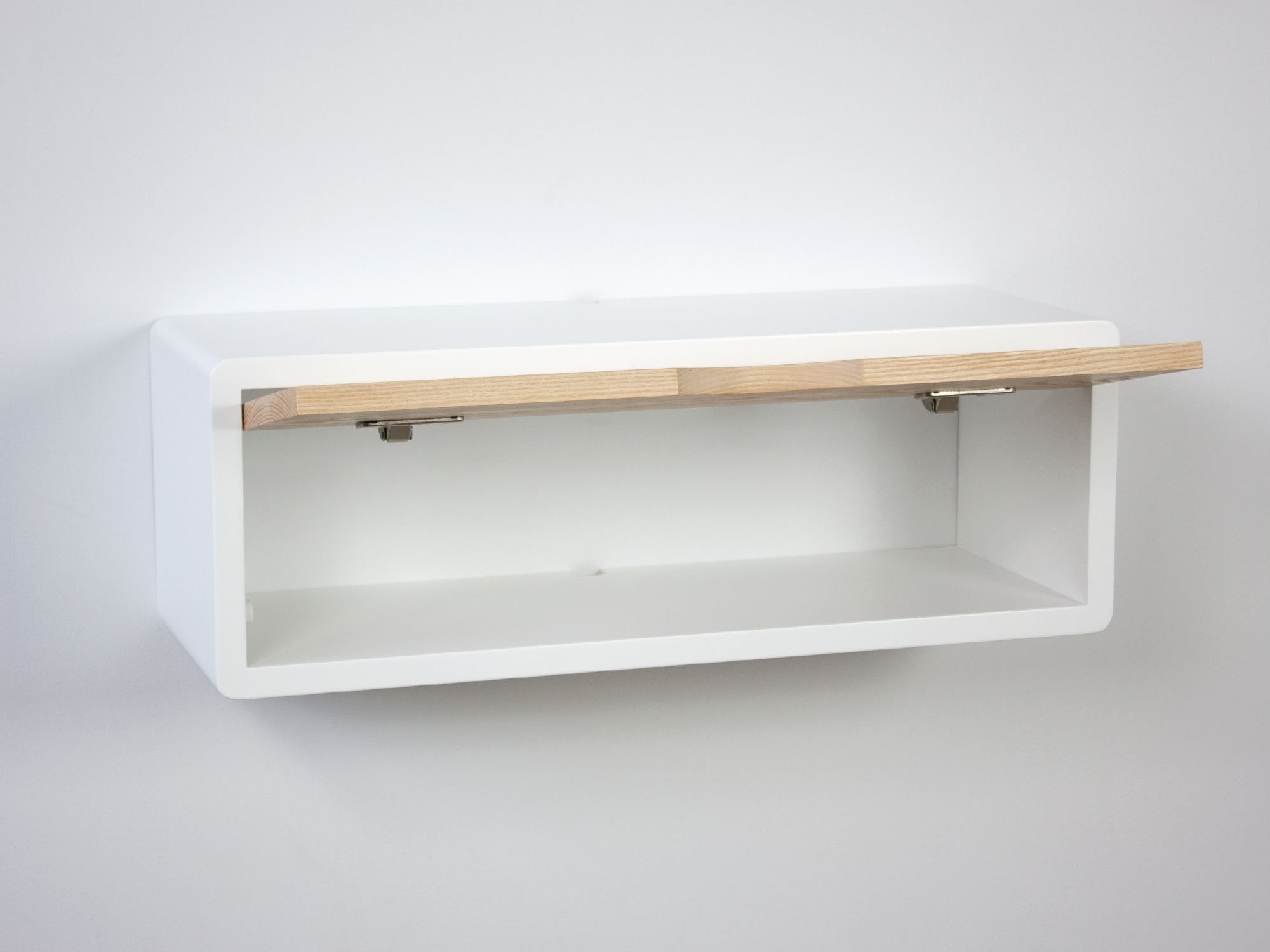 Mid Century Modern Floating Shelf With Door Floating Cabinet - Etsy Canada