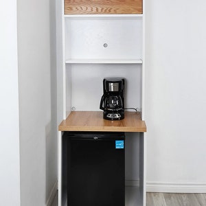 Multi Functional Cupboard, Mini Fridge Microwave Cabinet - Etsy