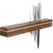 Walnut Floating Knife Rack Hardwood Knife Holder - Etsy