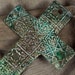 Ceramic Cross Wall Decoration Room Decoration Raku Ceramic - Etsy