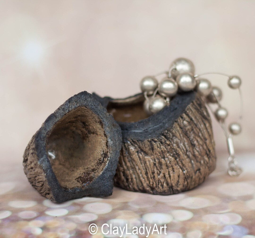 Ceramic Gift Box Ceramic Lidded Box for Jewelry Kurinuki - Etsy