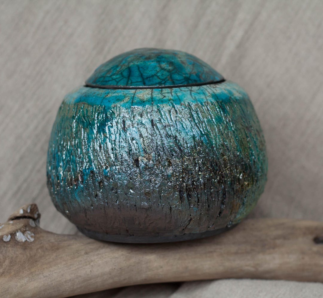 Ceramic Urn for Pet or Human Ashes, Funeral Urn, Pet Memorial, Ceramic ...