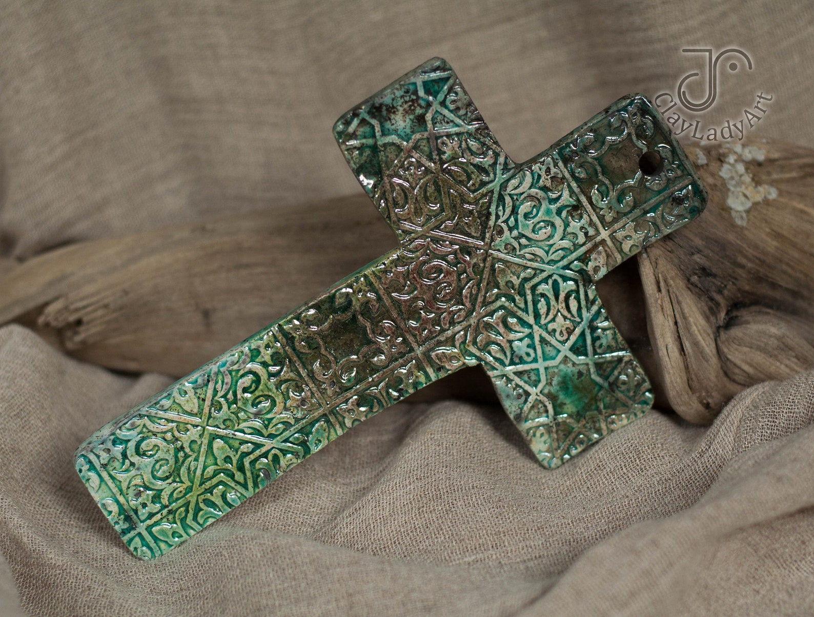 Ceramic Cross Wall Decoration Room Decoration Raku Ceramic - Etsy