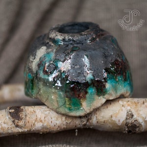 Ceramic Mug, Pottery Mug, Raku Ceramic Tea Cup, Raku Ceramic Tea Bowl ...