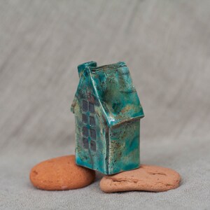 Ceramic Tiny House, Miniature House, Little Cottage, Home Decor ...