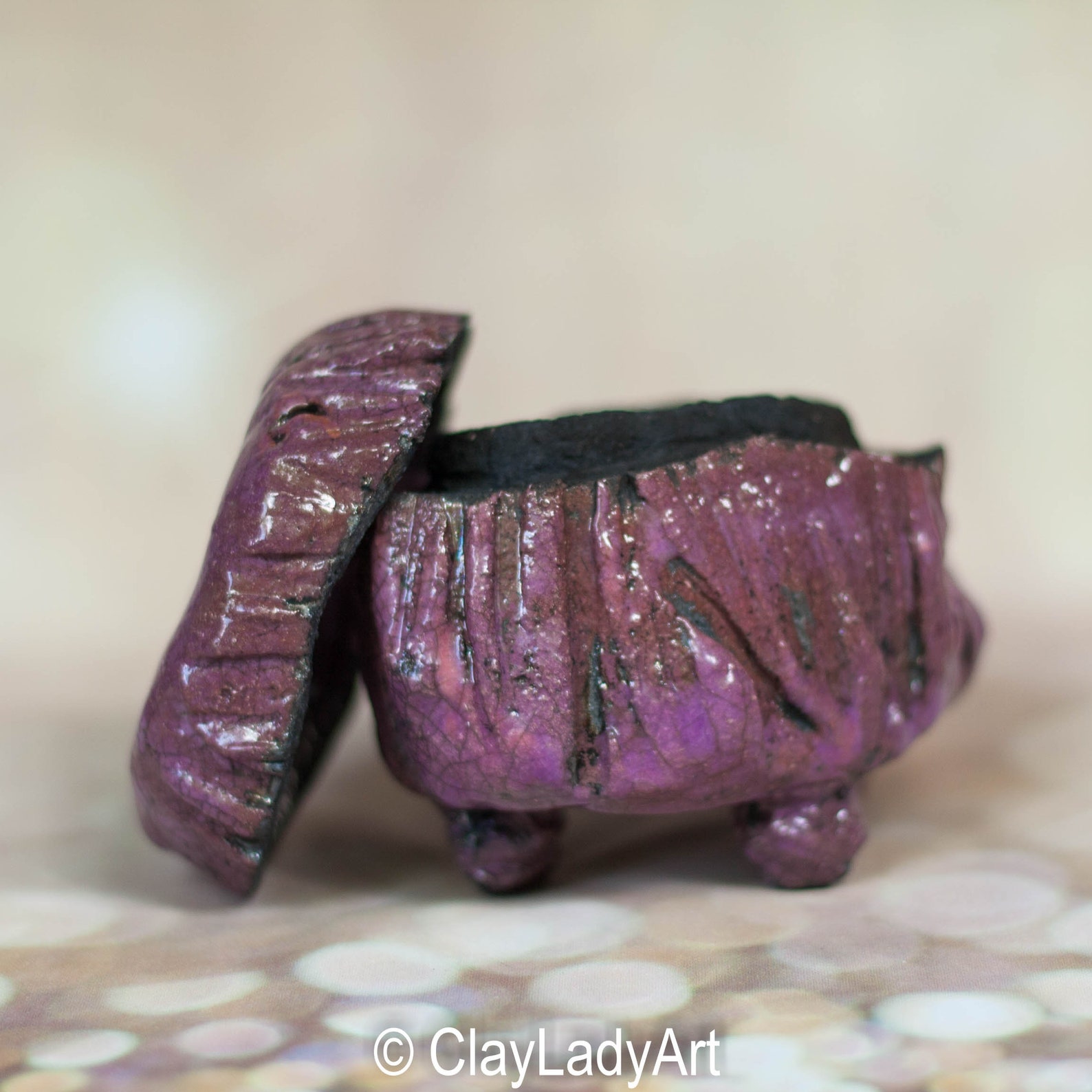 Ceramic Gift Box, Ceramic Lidded Box for Jewelry, Kurinuki Container ...