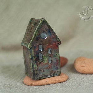 Ceramic Tiny House, Miniature House, Little Cottage, Home Decor ...