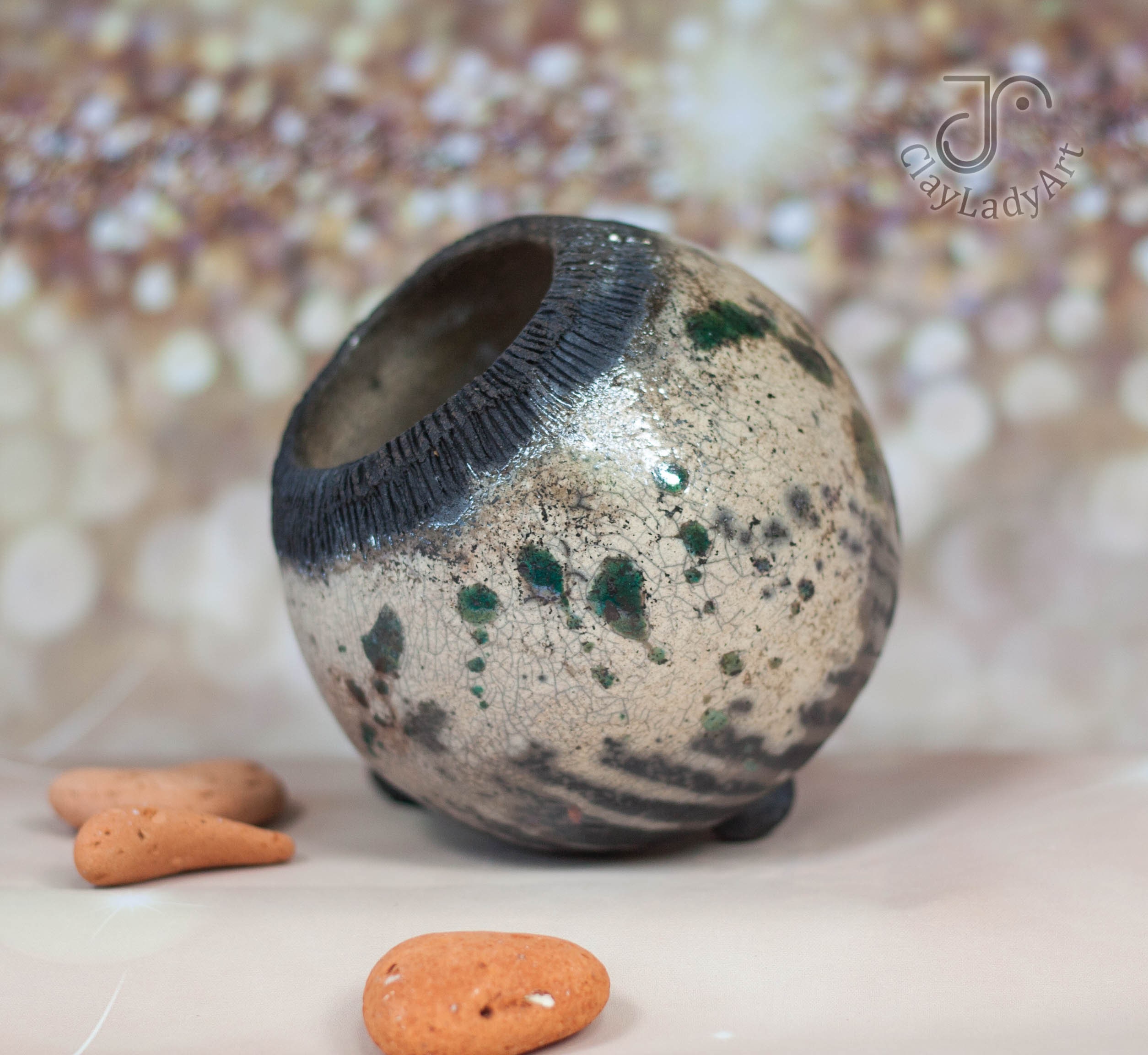 Raku Ceramic Decorative Vase Raku Ceramic Pottery Ceramic - Etsy