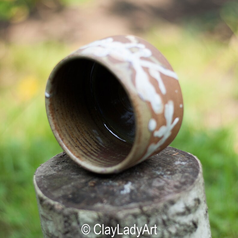 Ceramic Mug Stoneware Pottery Wood Firing Ceramic Tea Bowl | Etsy
