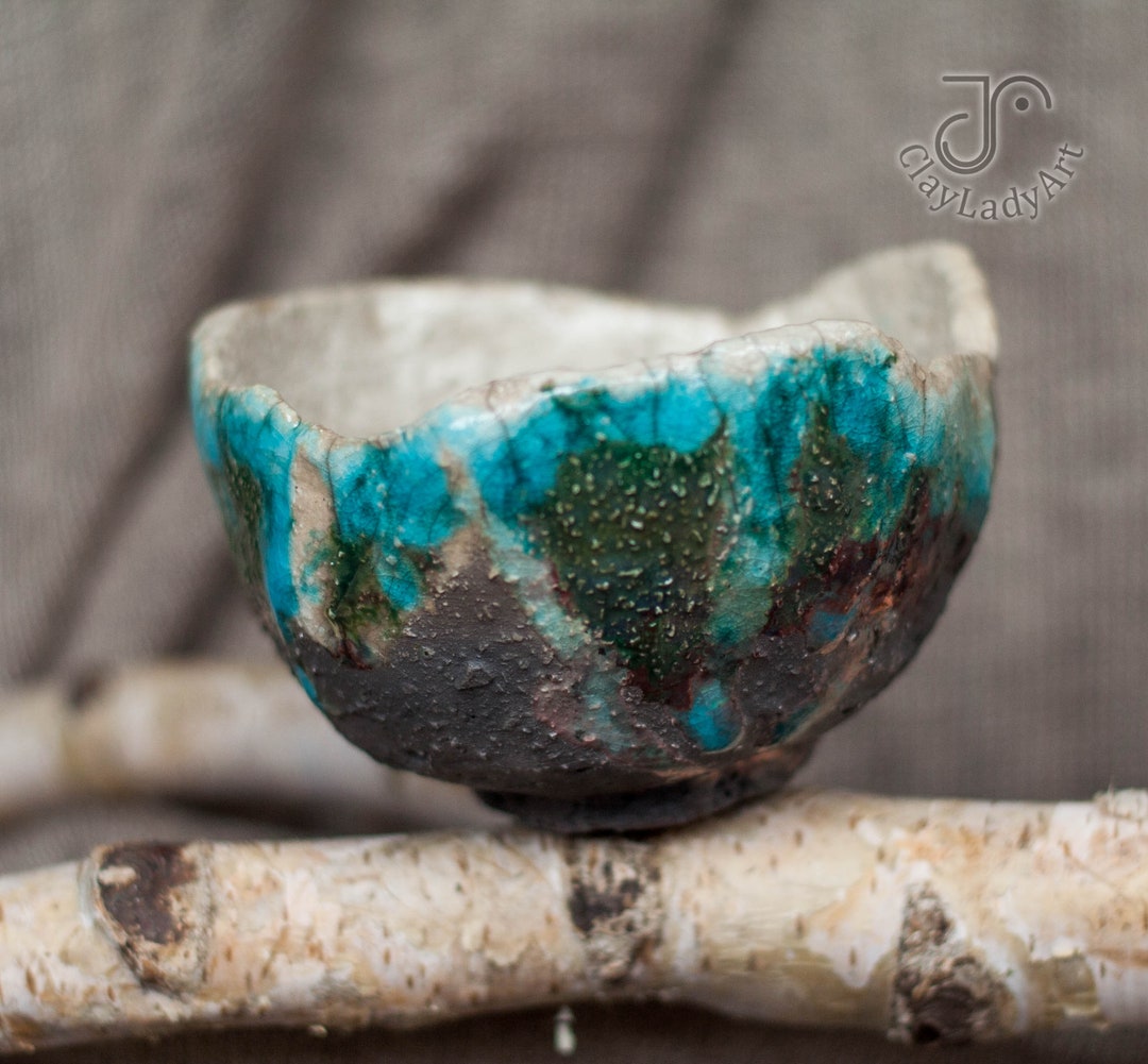 Ceramic Mug, Pottery Mug, Raku Ceramic Tea Cup, Raku Ceramic Tea Bowl ...