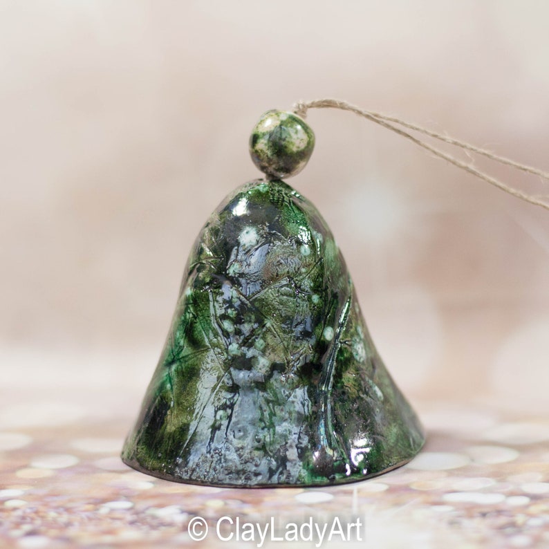 Raku Ceramic Bell Clay Bell Handmade Ceramic Bell Ceramic - Etsy