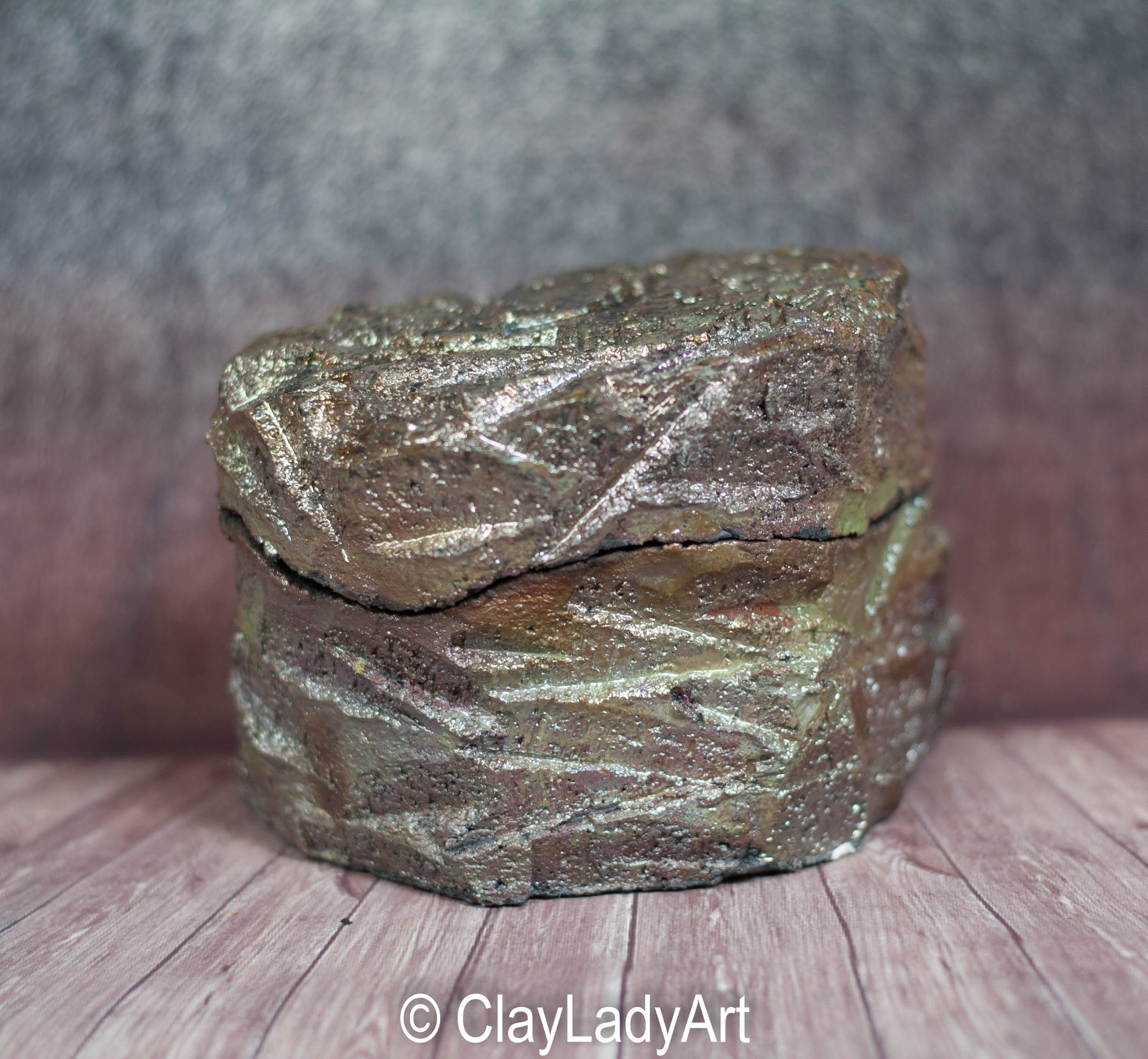 Ceramic Box With Lid Ceramic Stash Box Raku Ceramic Ring - Etsy
