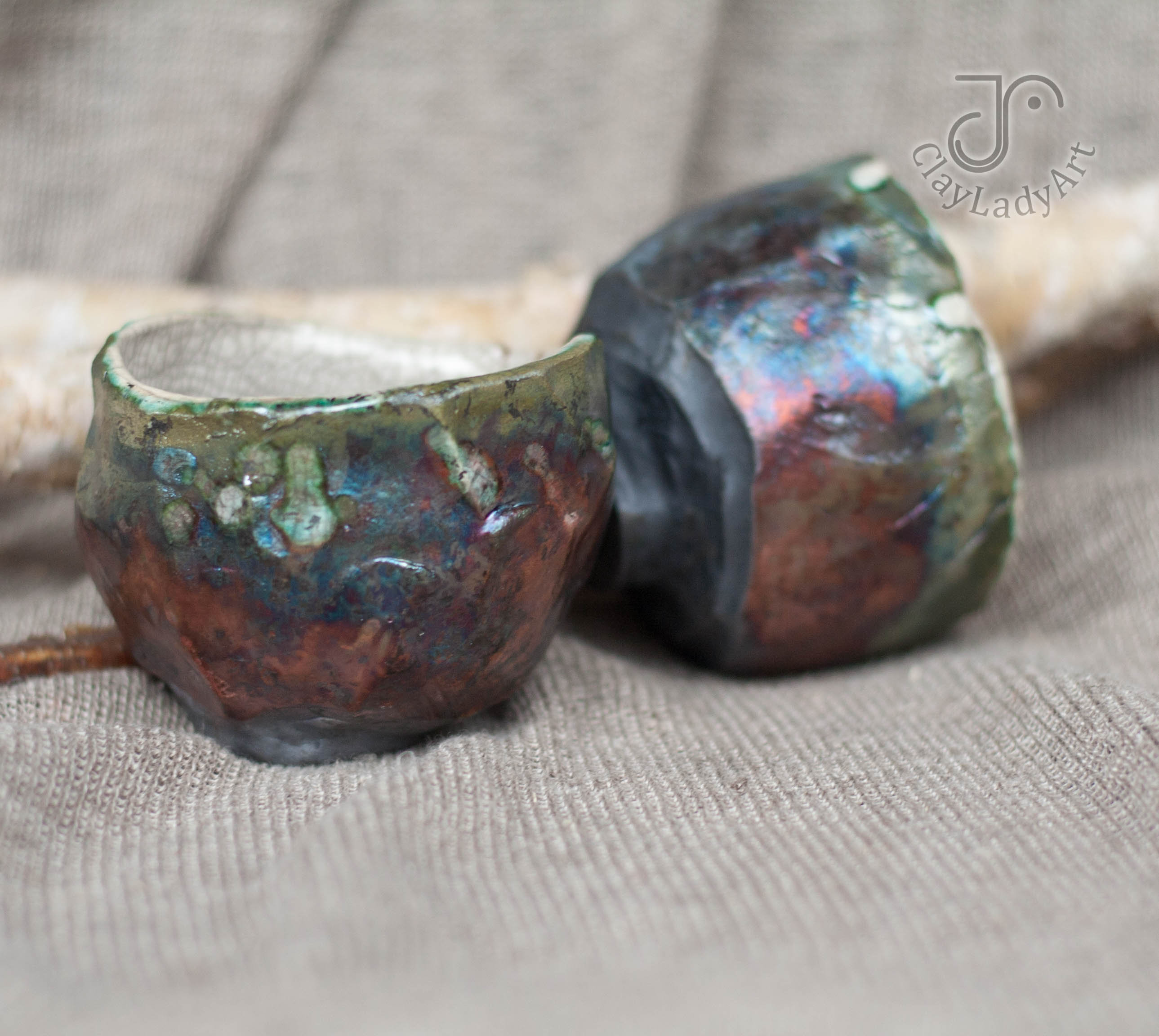 Ceramic Mug Pottery Mug Raku Ceramic Tea Cup Raku Ceramic - Etsy