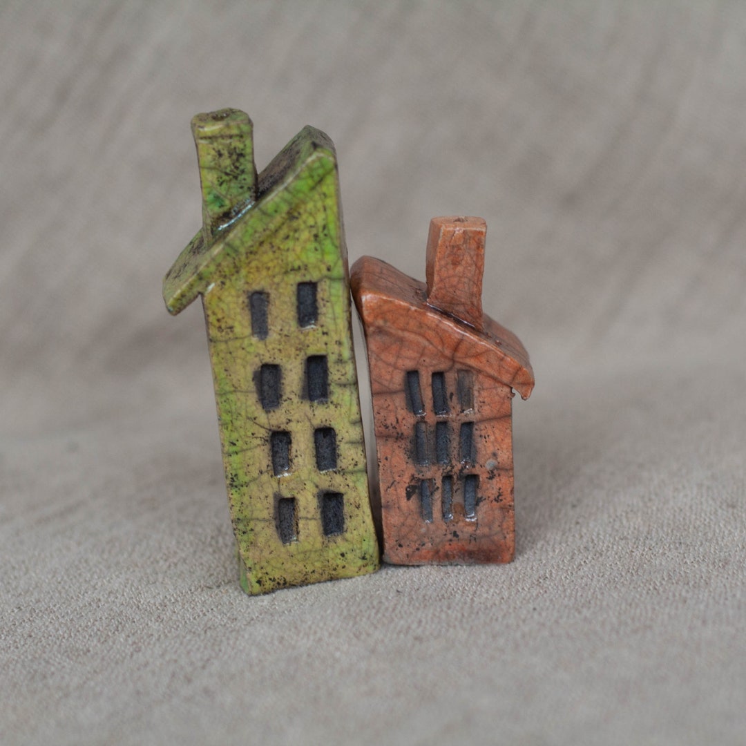 Ceramic Tiny Houses, Miniature Houses, Little Cottages, Home Decor ...