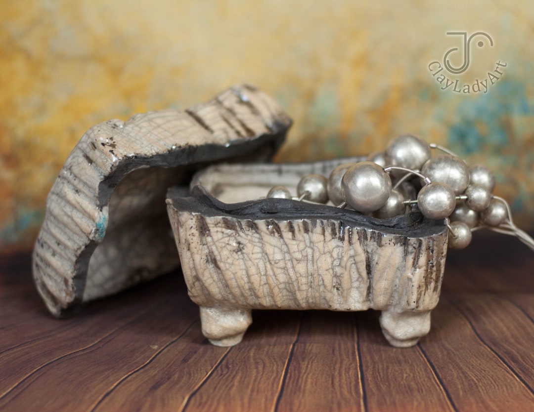 Jewlery Box, Ring Box, Ceramic Storage Box, Trinket Box for Jewelry ...