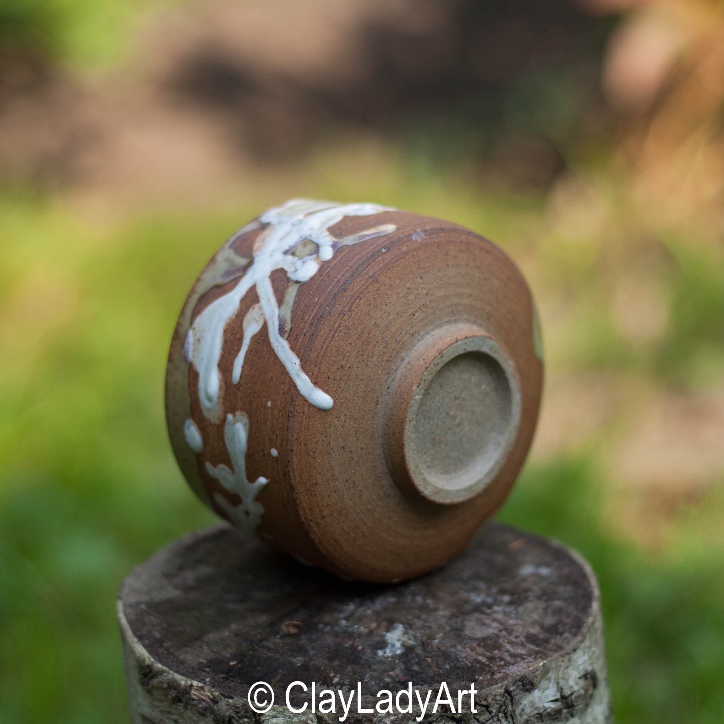 Ceramic mug stoneware pottery wood firing ceramic tea bowl | Etsy