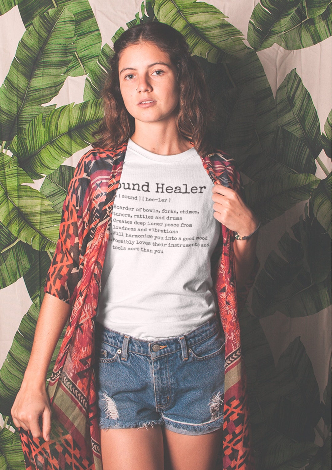 Sound Healer Definition Tee, Motivational Spiritual T-shirt, Women's ...