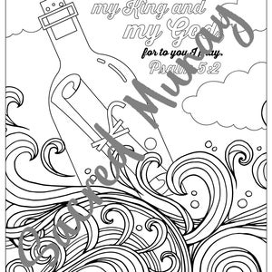 16 Bible Psalms Colouring Pages, Printable Colouring Pages for Kids ...