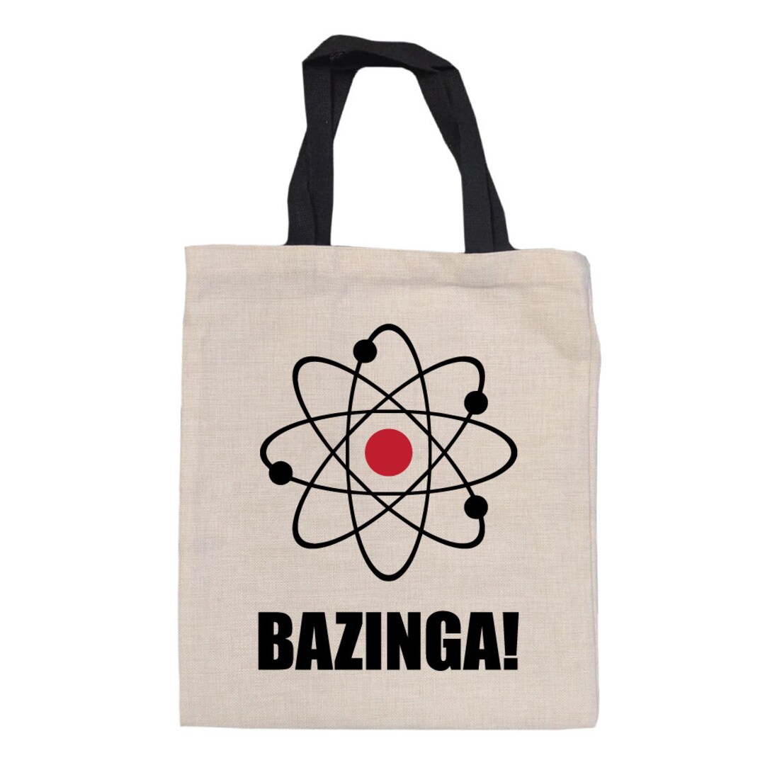 Bazinga Big Bang Theory Inspired Linen Tote Bag - Etsy