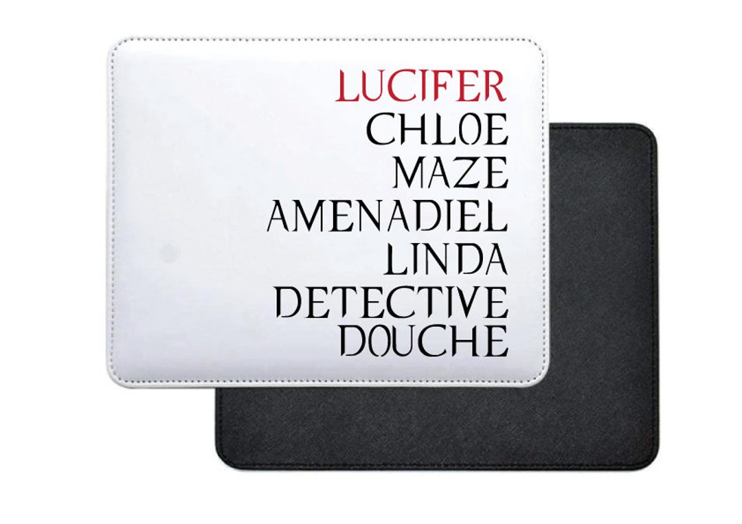 Lucifer - Character Names - Pu Leather - Mouse Pad - Mouse Mat - Etsy