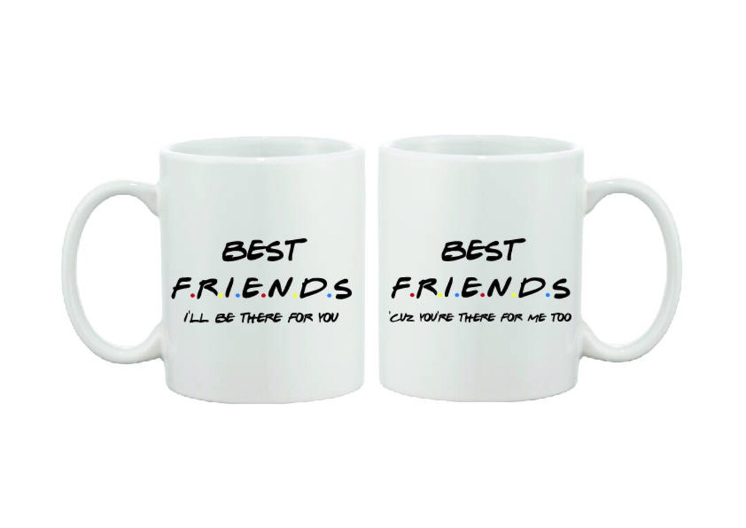 Best Friends Mug Set Friends Inspired Funny Quote Mug - Etsy