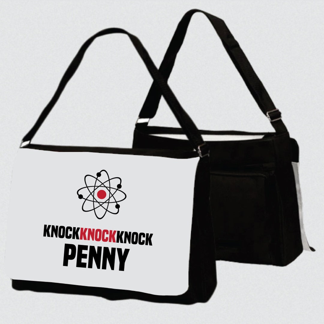 Knock Knock Knock Penny - Big Bang Theory Inspired - Messenger Bag ...