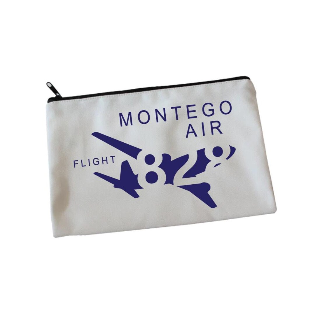 Montego Air Flight 828 Manifest Inspired Cosmetic Bag Make up Bag Gift ...