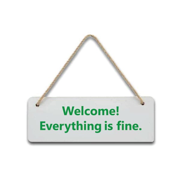 Funny Welcome Sign - Etsy
