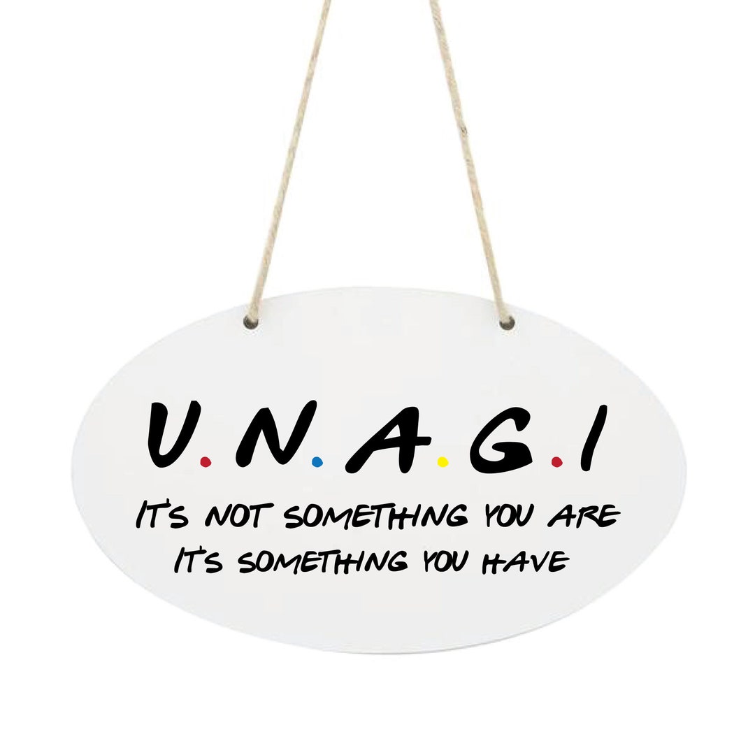 Unagi - Friends Inspired - Oval Plaque - Hanging Sign - Etsy