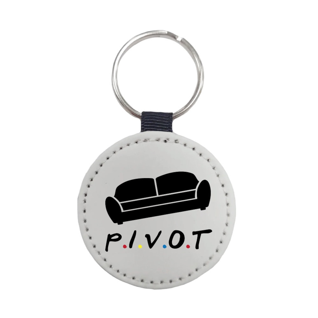 Pivot Friends Inspired Pu Leather Keyring Gift - Etsy