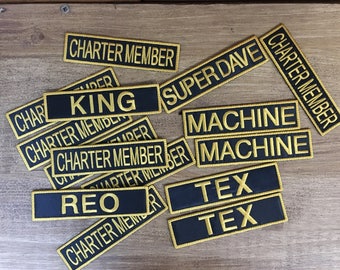 Uniform name patch | Etsy