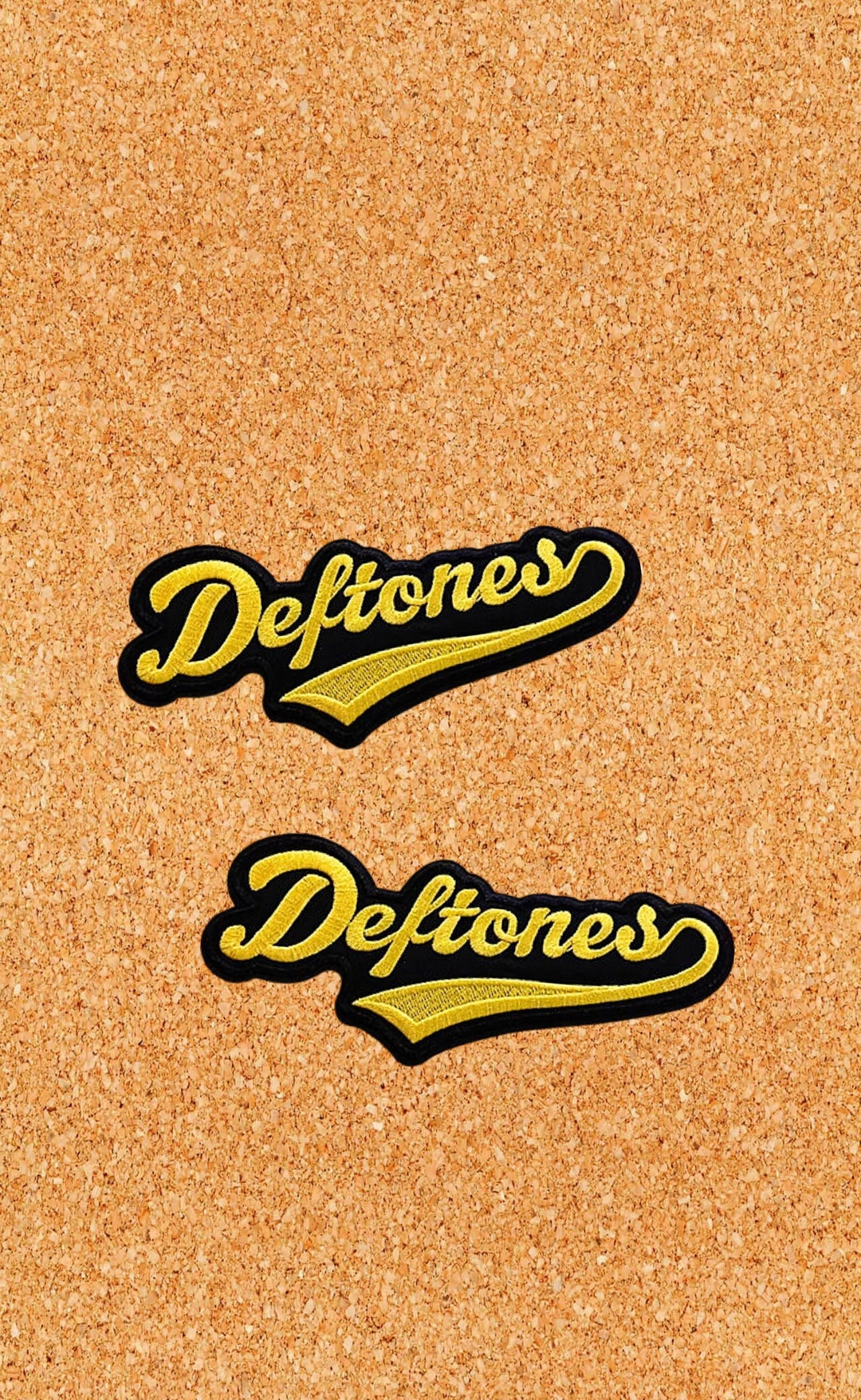 Deftones Back Patch Iron-on Scroll Patch ideal for Jacket - Etsy