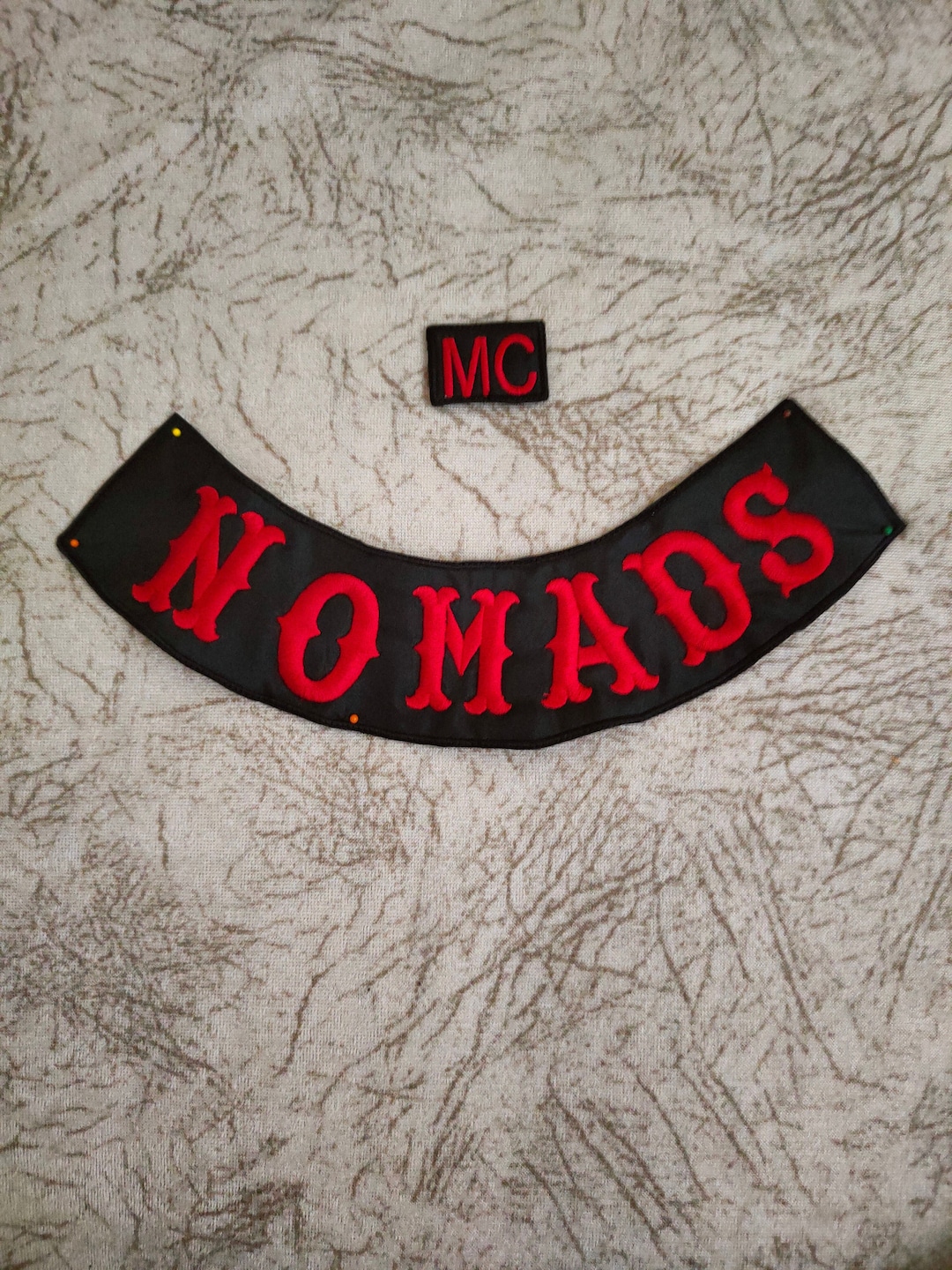 Nomad Biker Patch Custom Embroidered Patches for Jackets and - Etsy