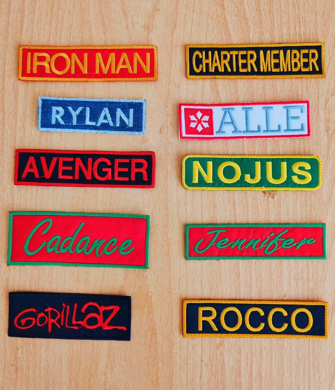 Name Patches. Custom Name Patches. Embroidered Name Patches. - Etsy