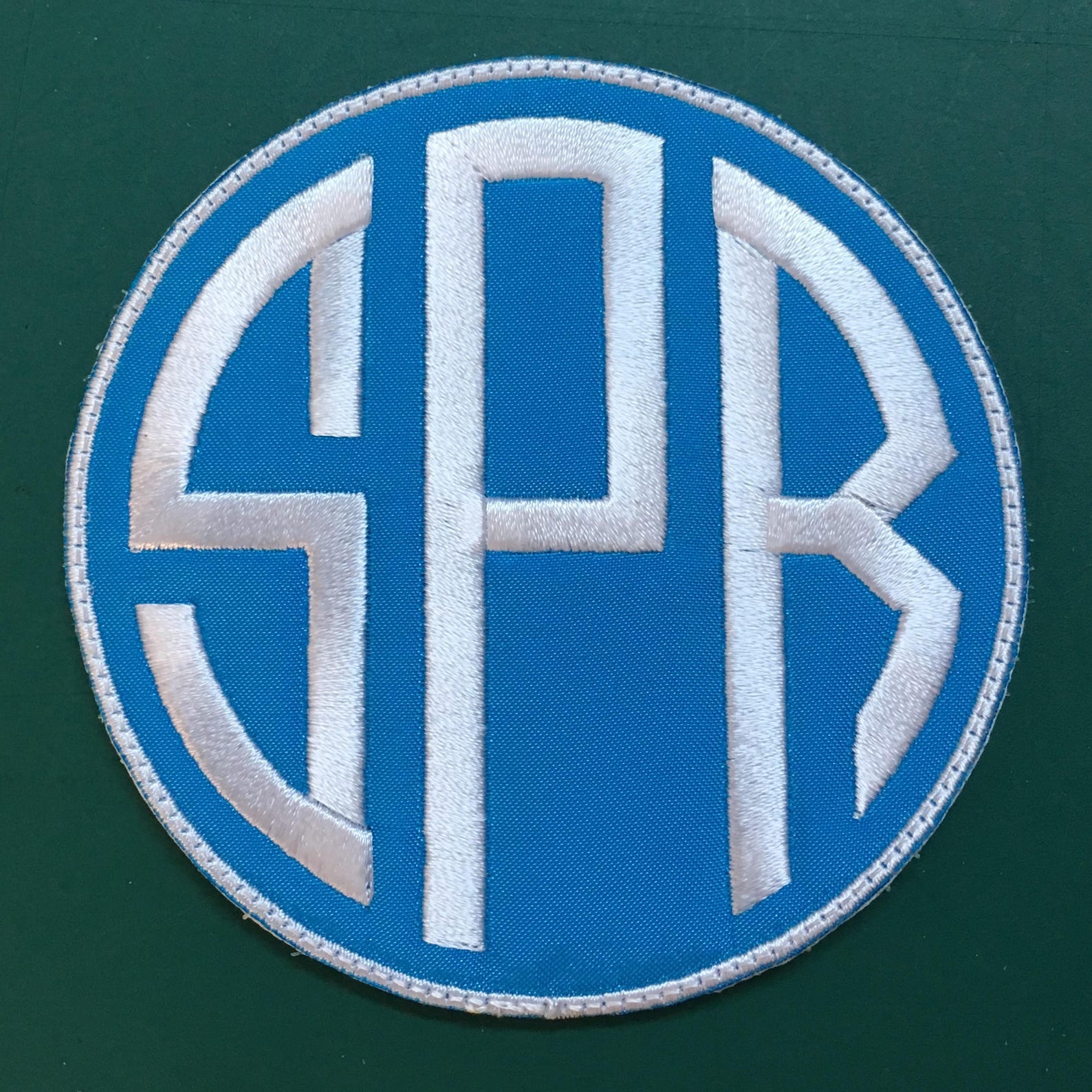 Monogram Patch. Custom Monogram Patch. Embroidered Monogram | Etsy