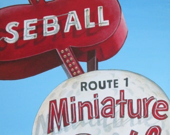 Mini Golf Sign - Etsy