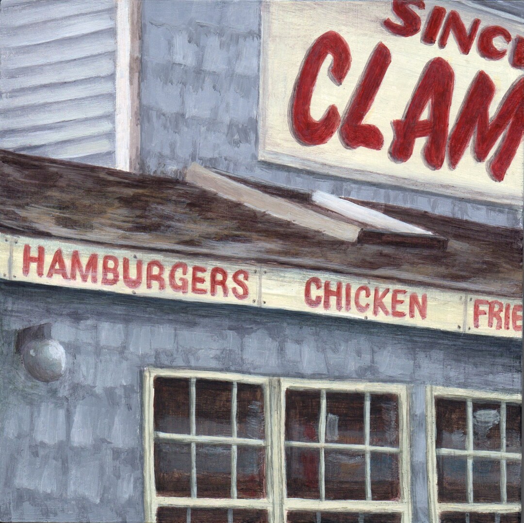 Clam Box, Limited Edition Art Print of Clam Shack, Giclee of an ...