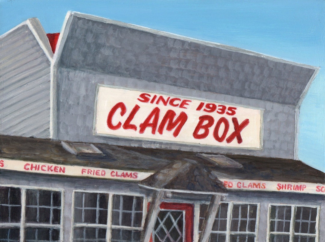 Clam Box Art Print: Ipswich MA Summer Clam Shack Giclee - Etsy
