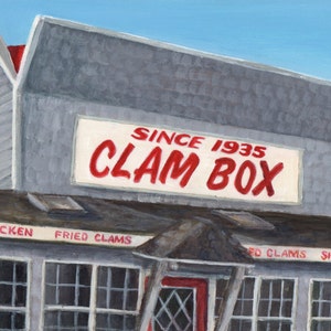 Clam Box Art Print: Ipswich MA Summer Clam Shack Giclee - Etsy