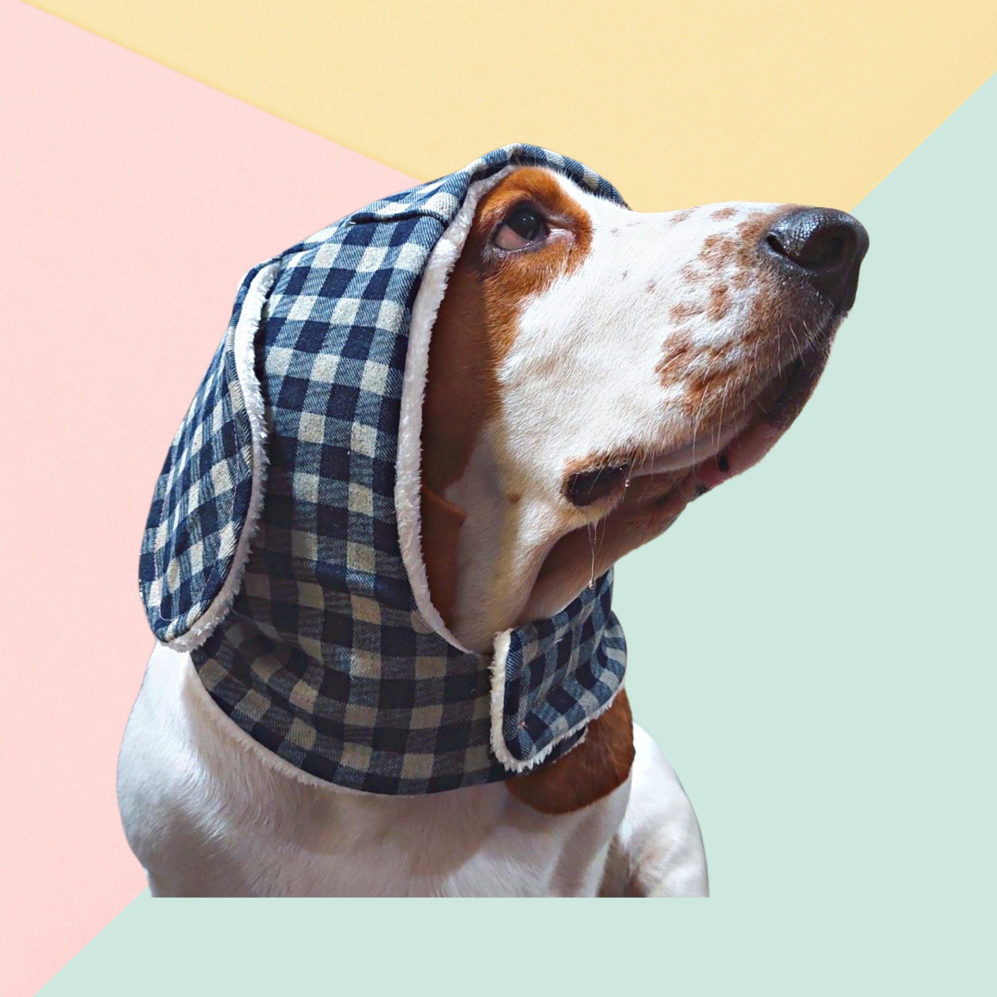 Dog Snood Sewing Pattern: 5 SIZES Included Reversible Winter Hat, Ear ...