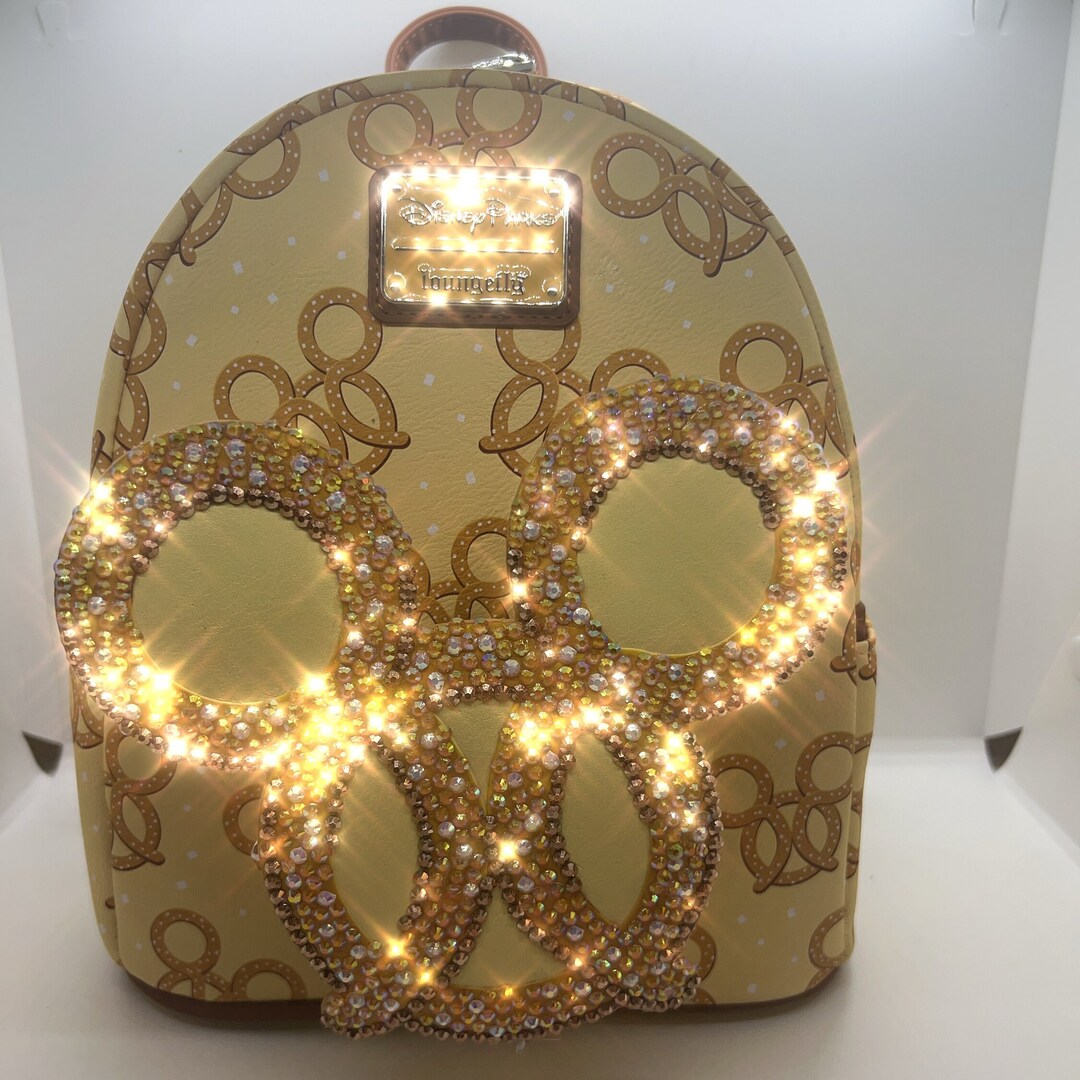 Custom Mickey Pretzel Loungefly - Etsy