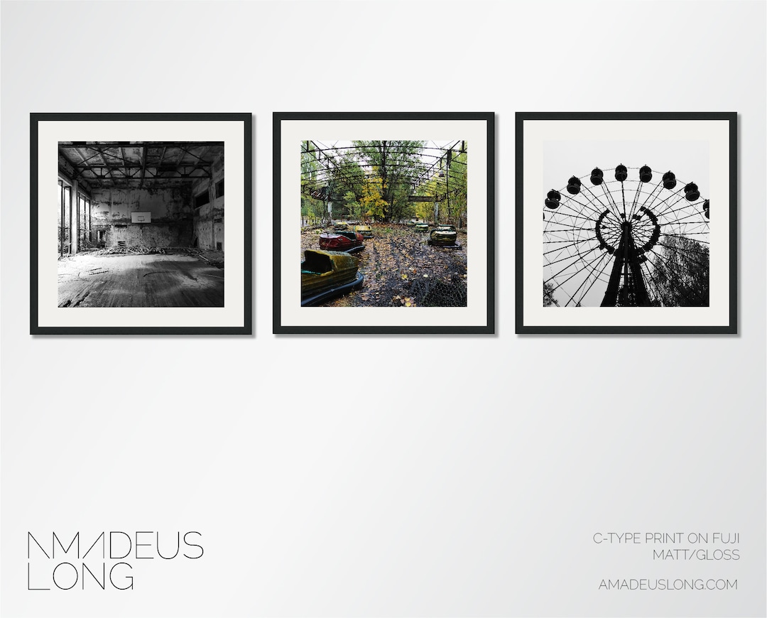 The Chernobyl Collection: Set of 3 Chernobyl Photography Prints ...