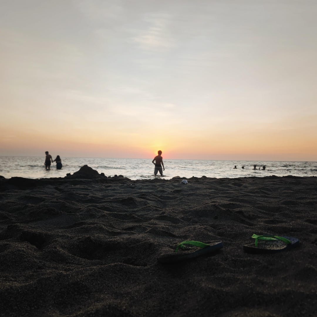 La Union, Ilocos, Luzon, San Fernando, Urbiztondo Beach, Beach Sunset ...