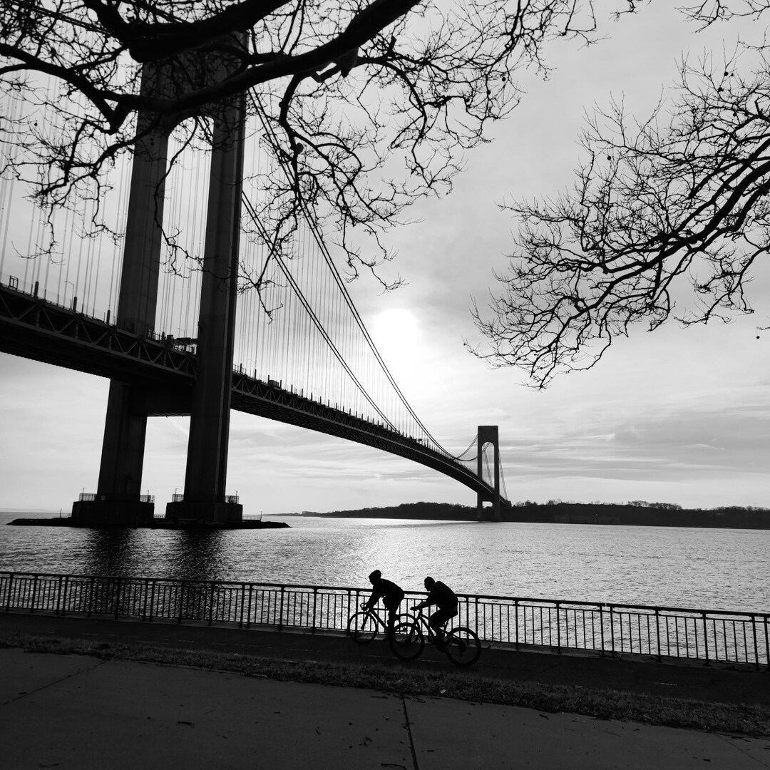 Brooklyn Print, Bay Ridge, Staten Island, Verrazzano-narrows Bridge ...
