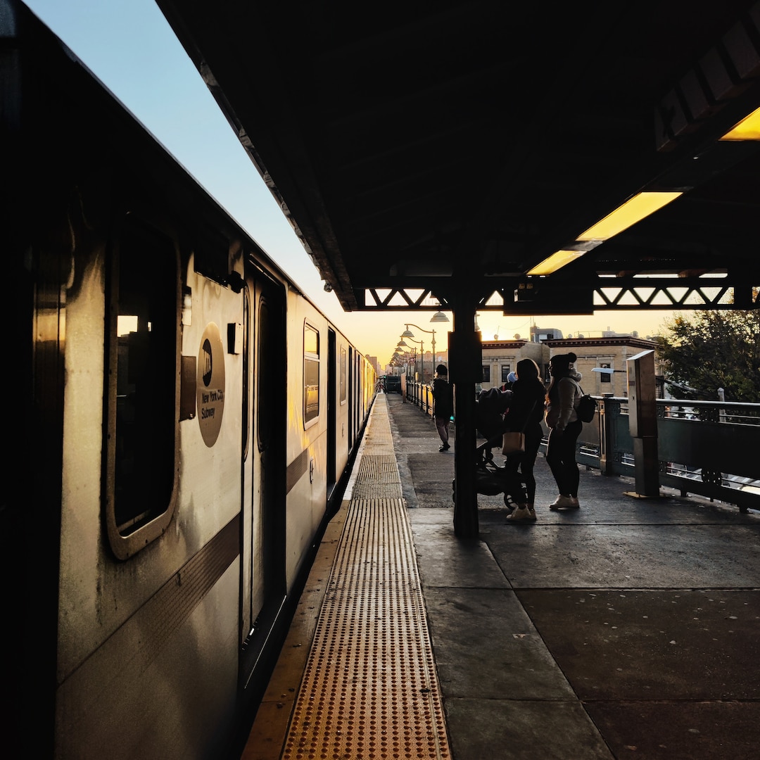 New York Sunset, NYC Sunset, Subway Print, New York Photography, New ...