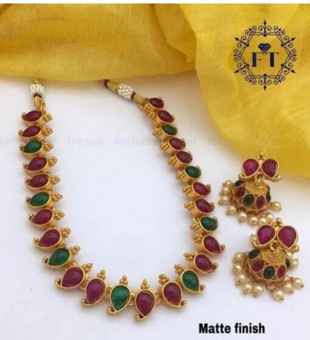 New Design South Indian Jewelry Set South Asian Jewelry Temple Jewelry ...