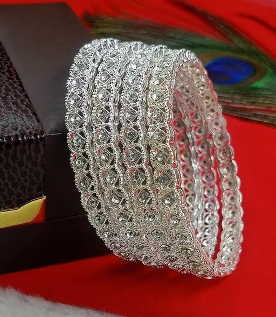 Bangles Set/ Stone Bangles / Indian Bangles/gold Bangles / Indian ...