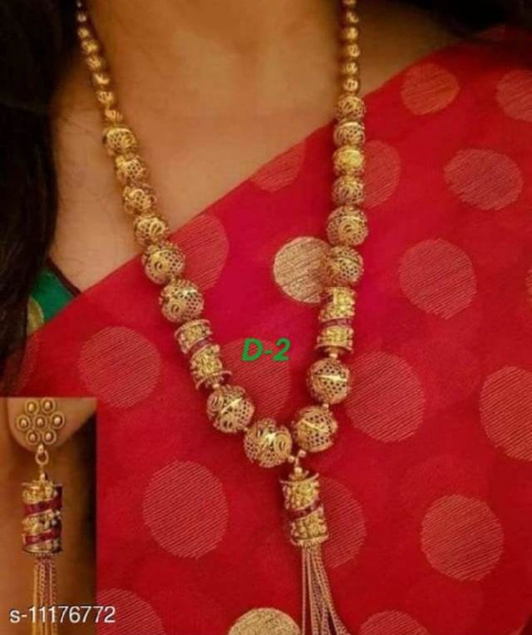 Beautiful South Indian Jewelry Set South Asian Jewelry Temple Jewelry ...