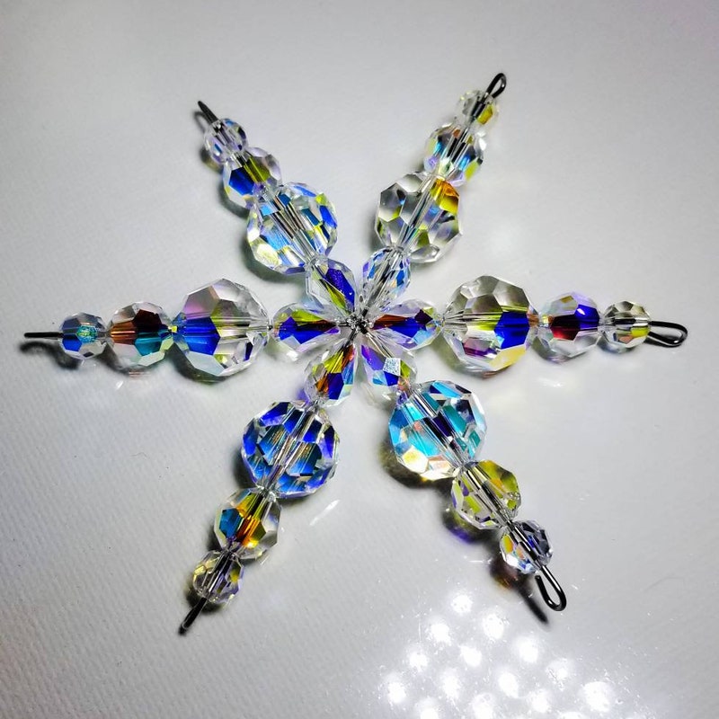 Beaded Snowflake - Etsy