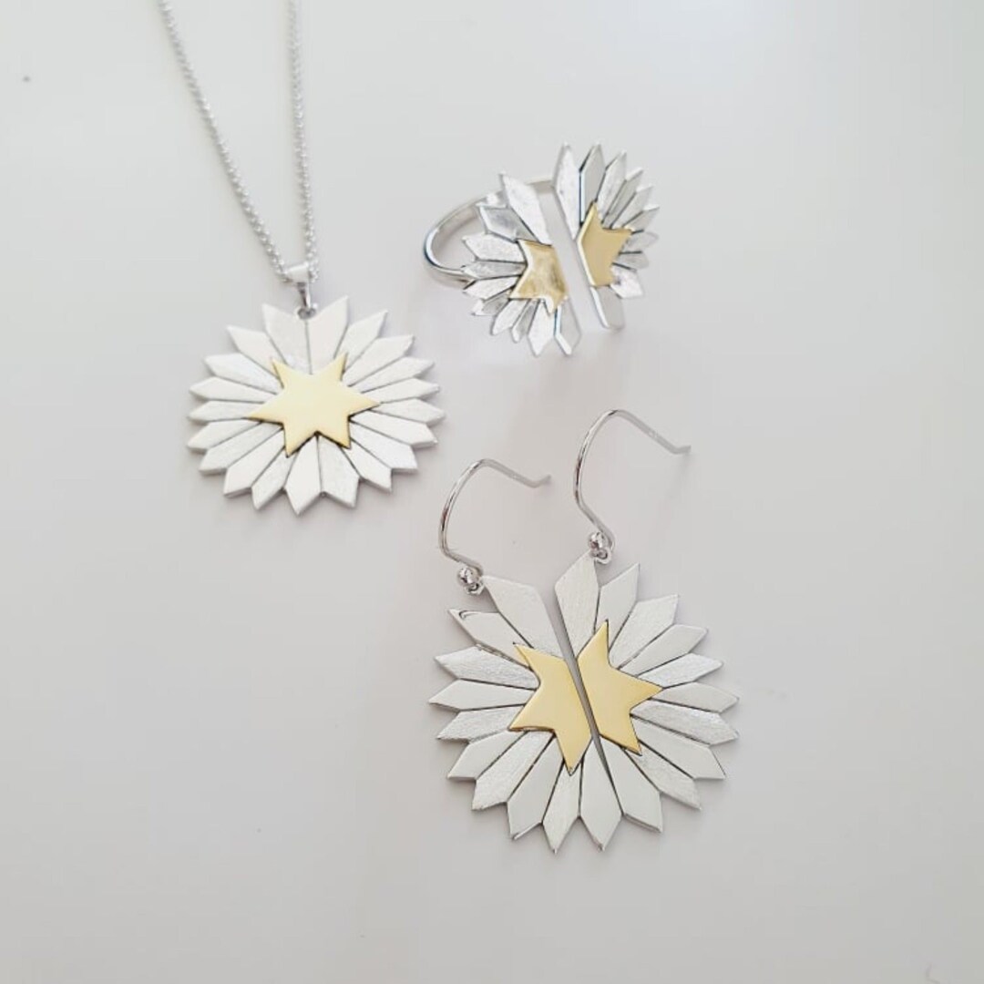 MADE IN FIJI Tefui Set Earrings Necklace and Ring 925 - Etsy Australia